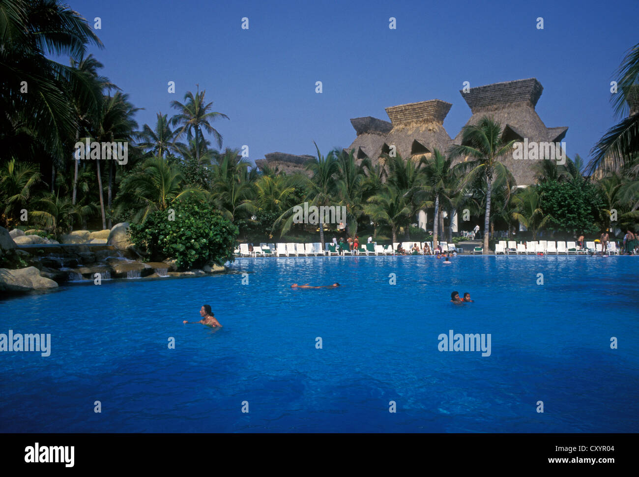Mexicans, Mexican people, tourists, swimmer, swimmers, swimming pool ...