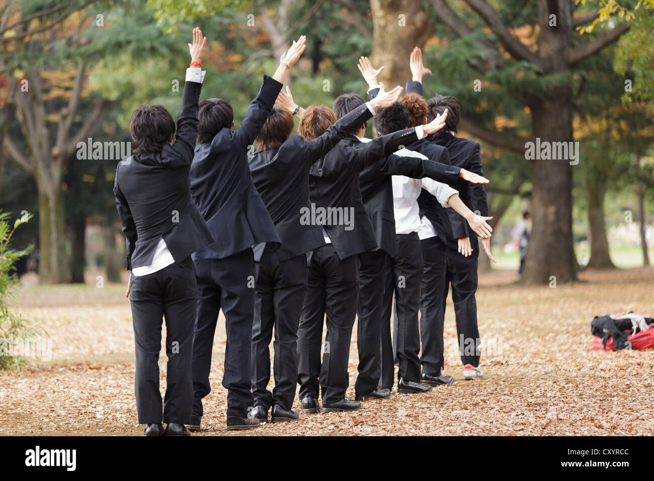 Group exercise tokyo hi-res stock photography and images - Alamy