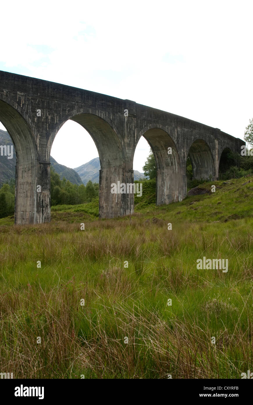 Scotland Glenfinnan Viaduct railway bridge Stock Photo - Alamy