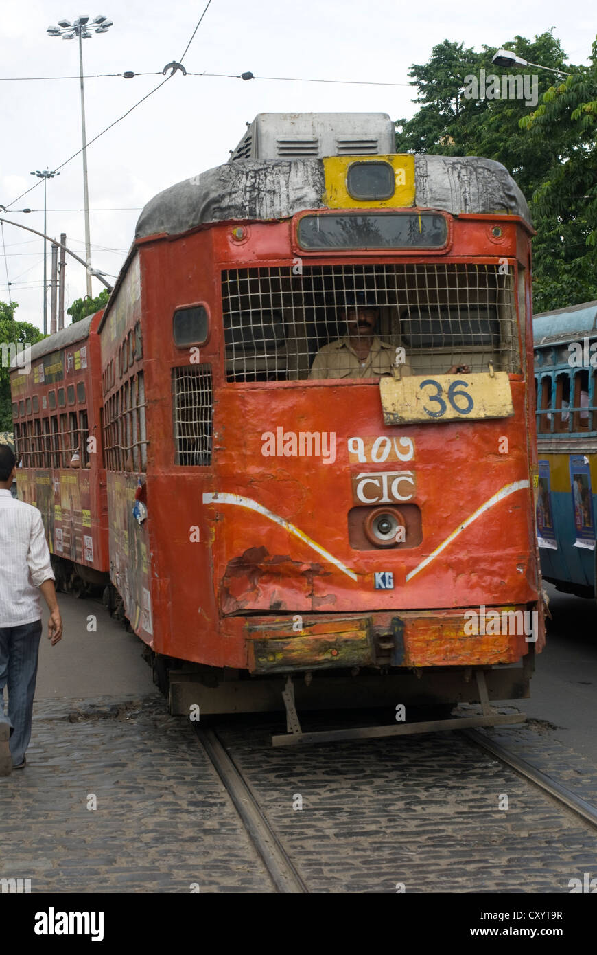 Calcutta tram way hi-res stock photography and images - Alamy