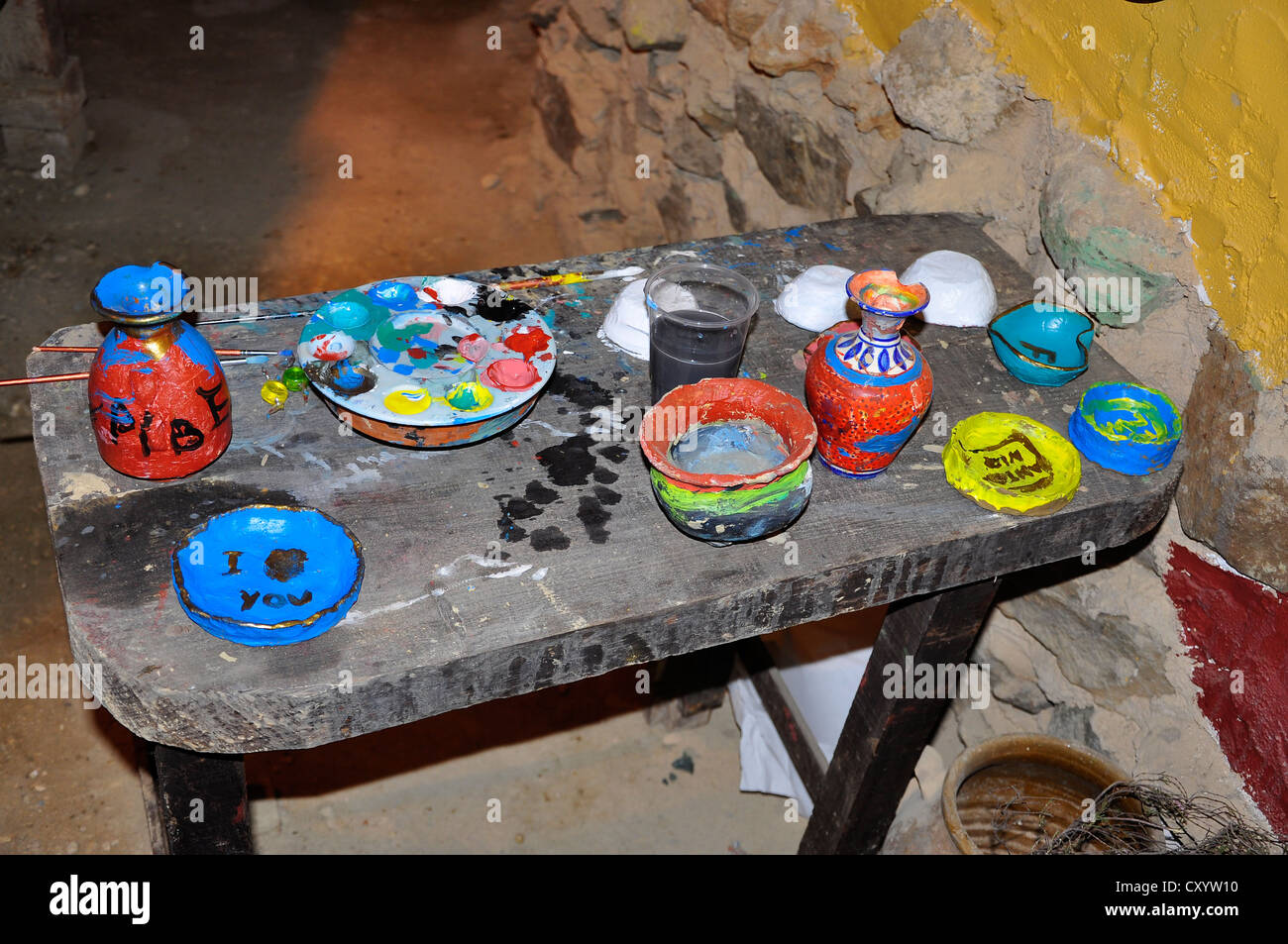 Decoration Christmas scenes, Lots of paint colors painting, the Living ...