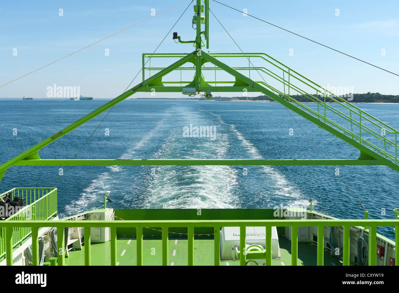 Deck ferry wake hi-res stock photography and images - Alamy