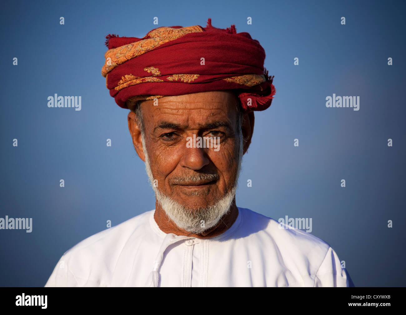 Man Wearing Turban In Masirah Island, Oman Stock Photo - Alamy