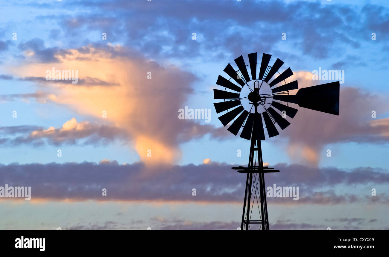 Windmill and clouds hi-res stock photography and images - Alamy
