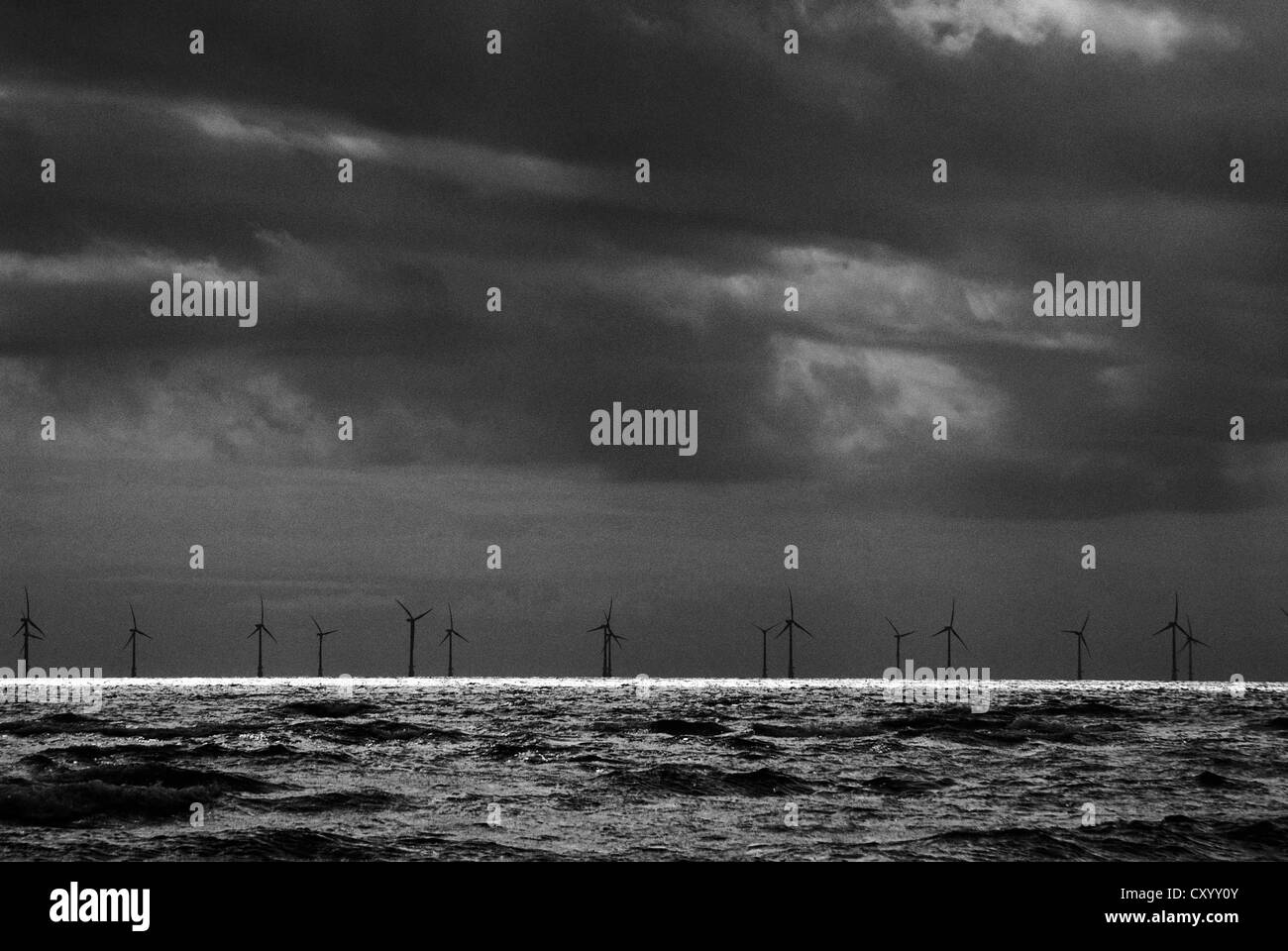 Irish sea wind farm hi-res stock photography and images - Alamy