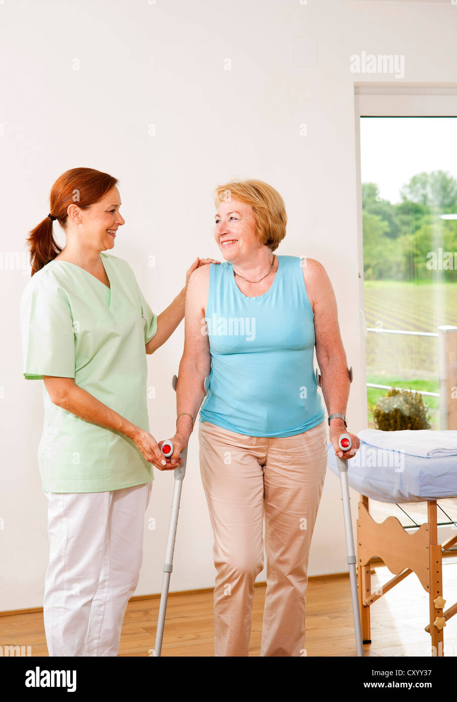 Supported walking hi-res stock photography and images - Alamy