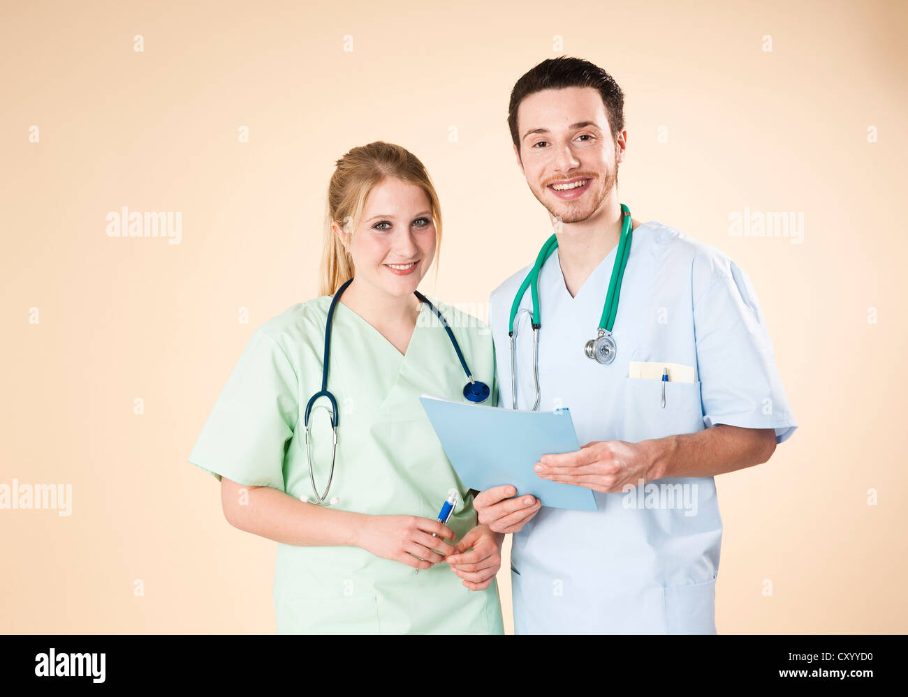 Medical staff, friendly Stock Photo - Alamy