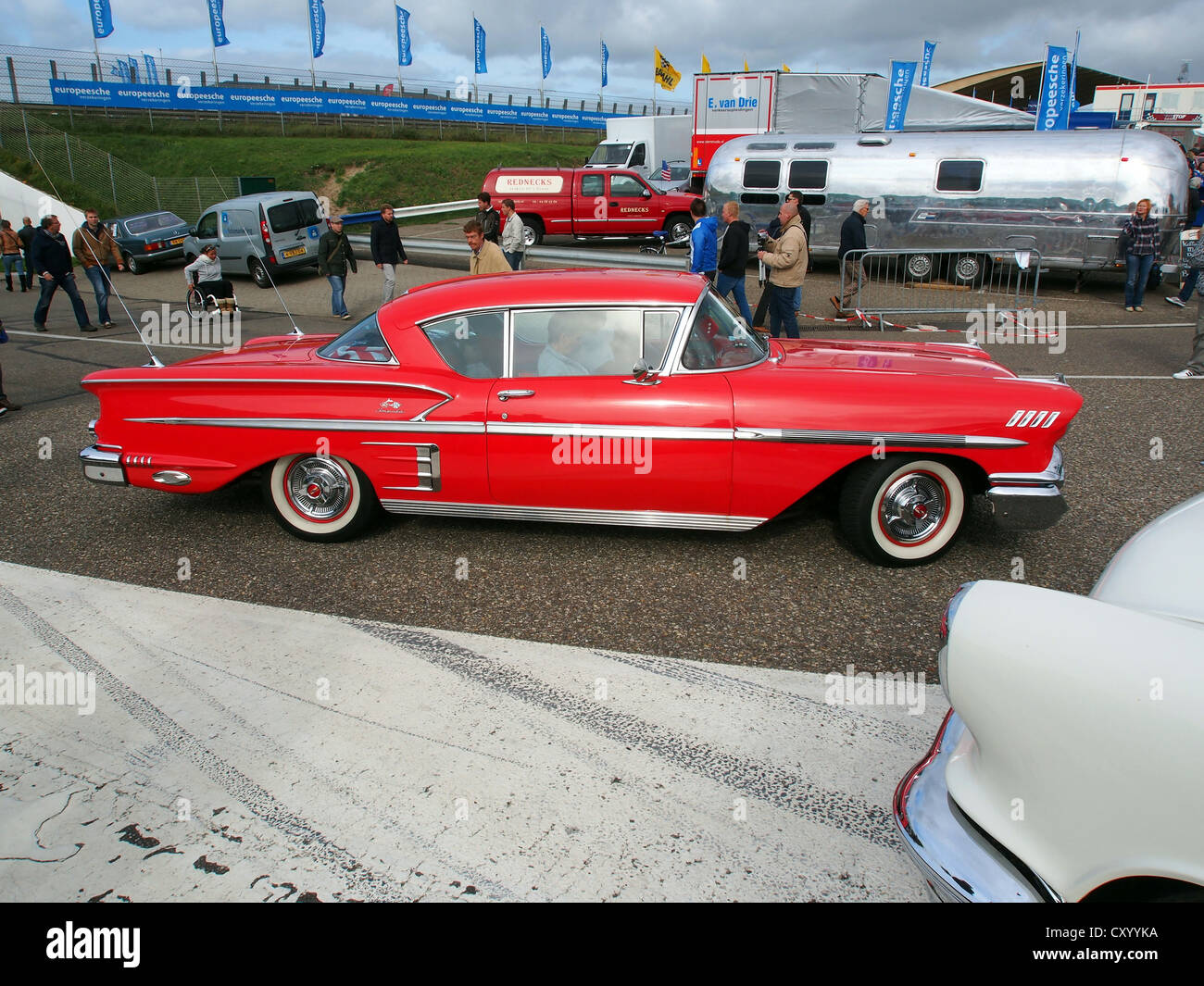 Red 1954 Chevrolet Impala Stock Photo - Alamy