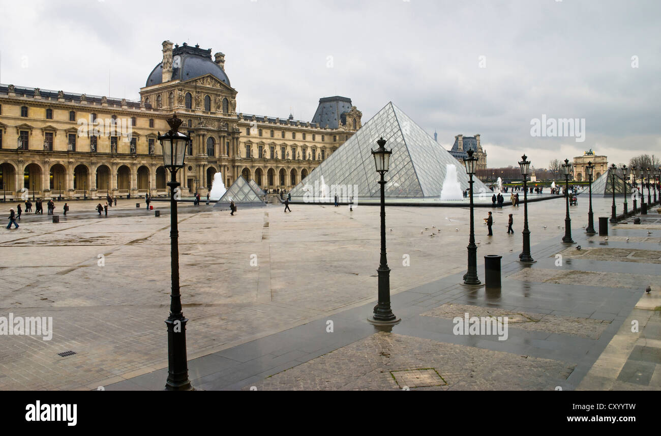 Louvre architecture hi-res stock photography and images - Alamy