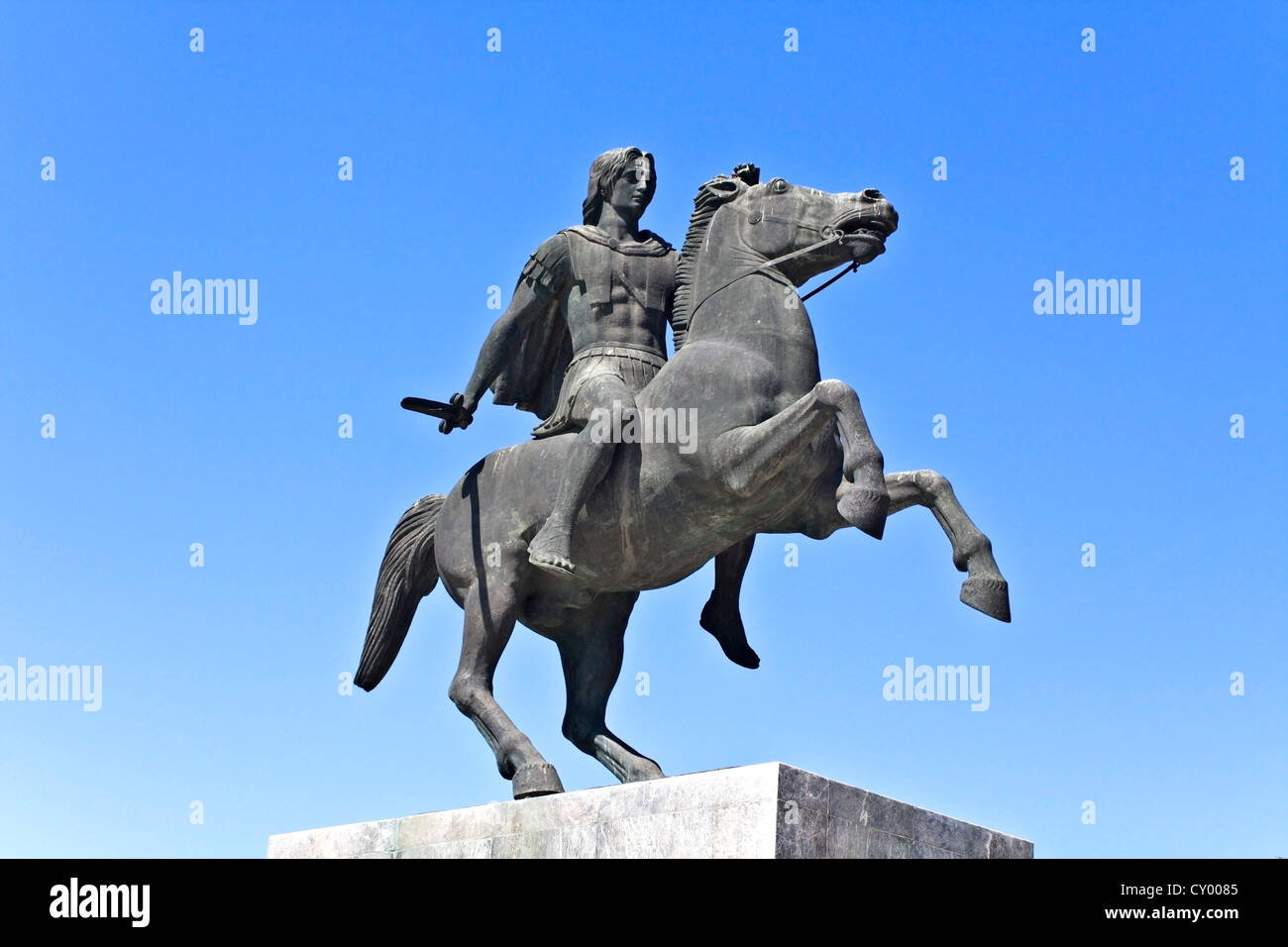 Statue alexander great thessaloniki city hi-res stock photography and ...