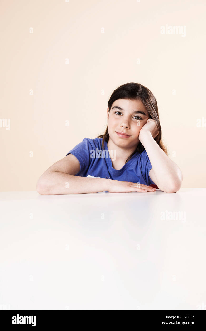 Supporting head on hand hi-res stock photography and images - Alamy