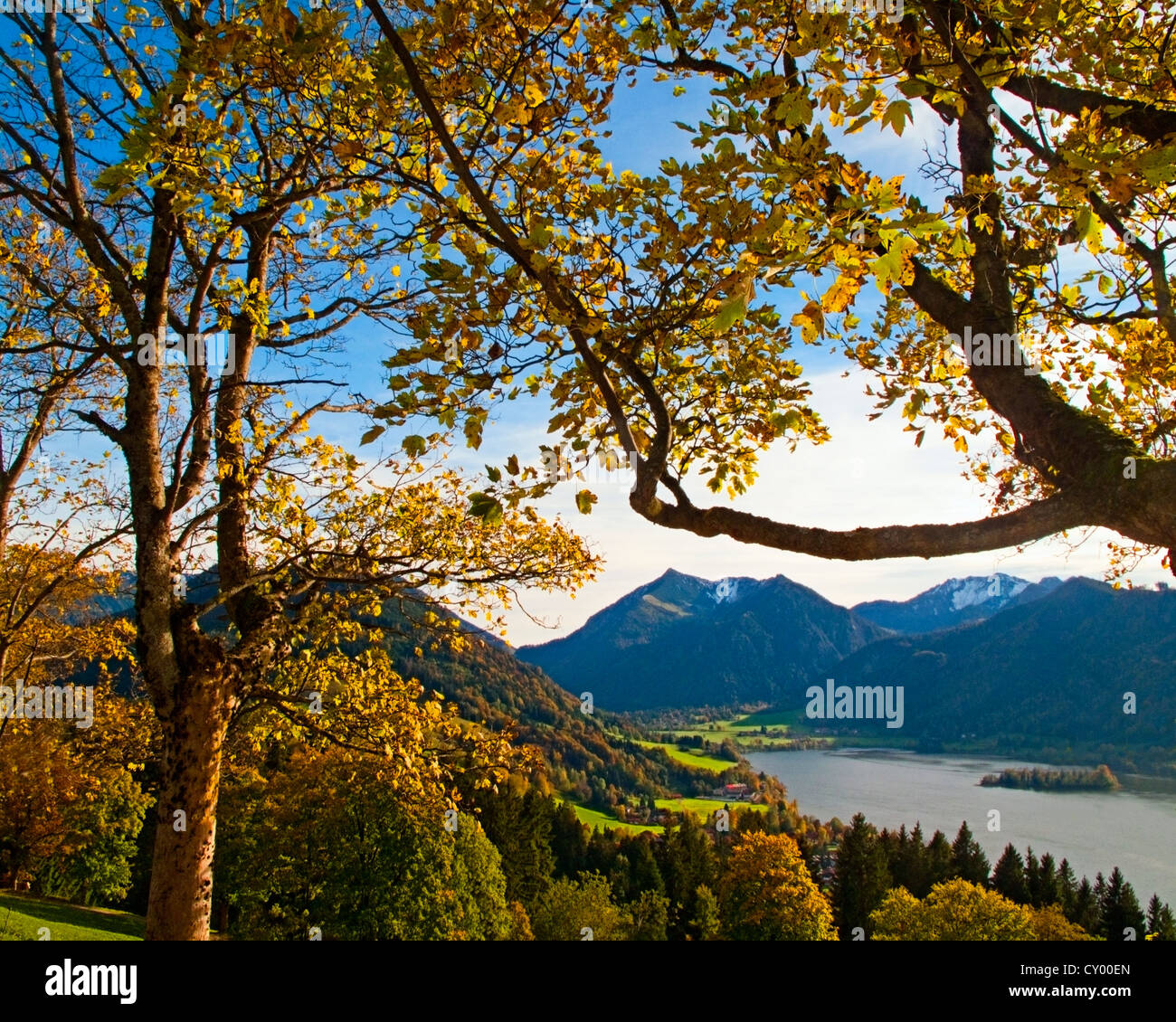 DE - BAVARIA: Lake Schliersee Stock Photo - Alamy