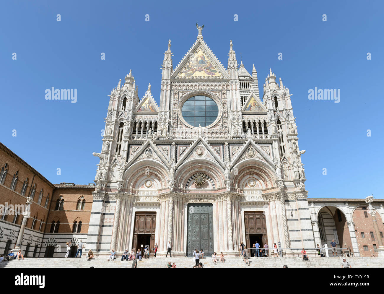 Siena Cathedral, Santa Maria Assunta Cathedral, Siena, Tuscany, Italy ...