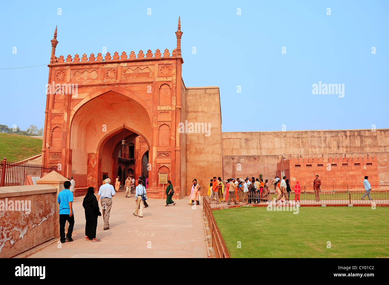 Red Fort, Agra, Uttar Pradesh, India, Asia Stock Photo - Alamy