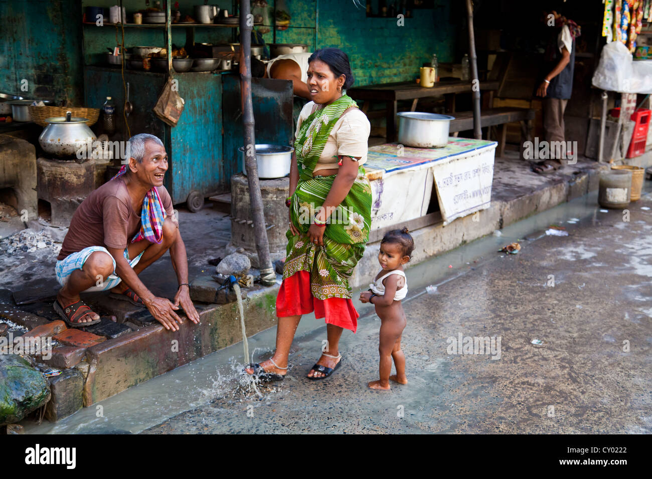 Typical Street Life in Kolkata, India Stock Photo - Alamy