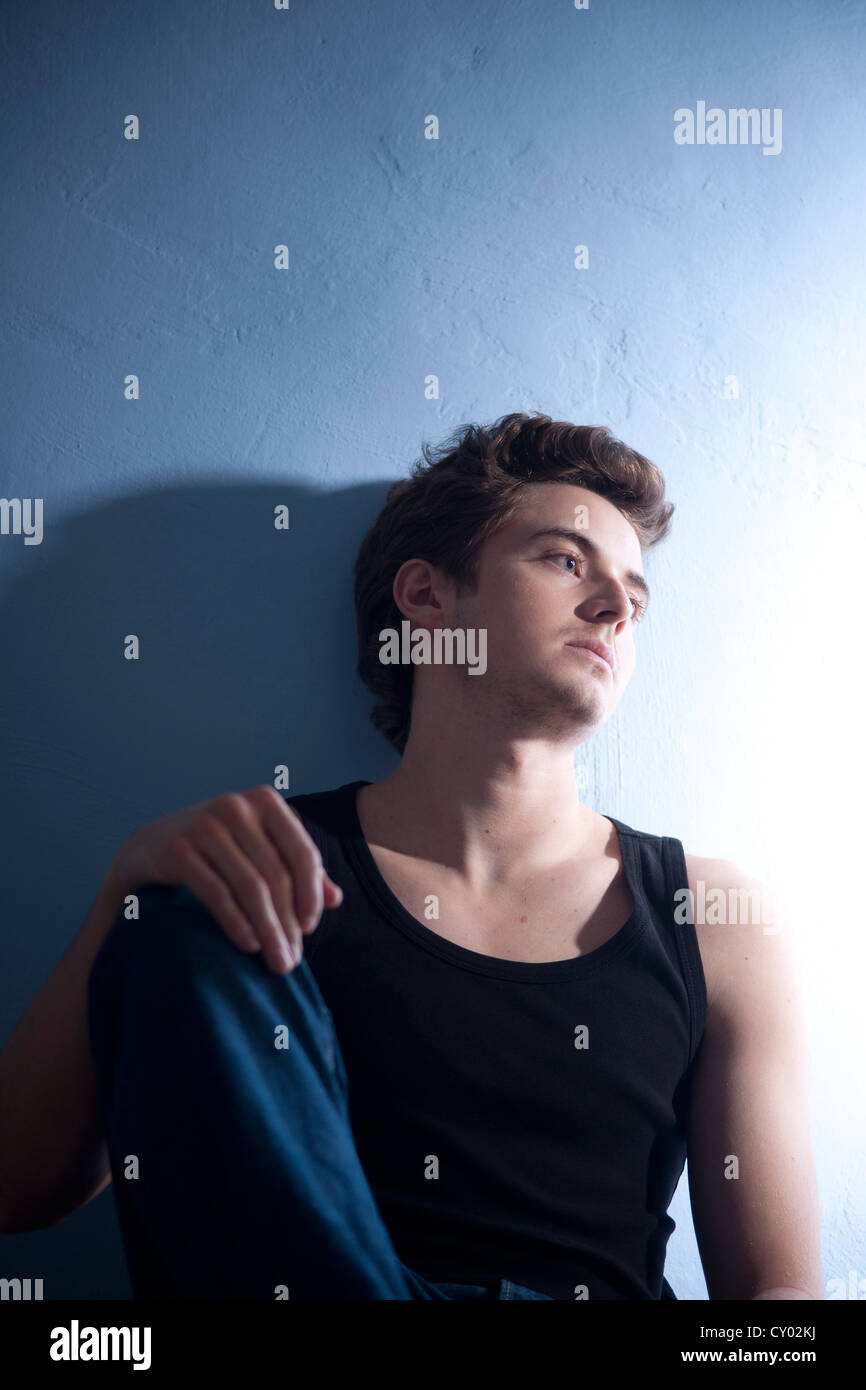 Young man with a cool look Stock Photo - Alamy