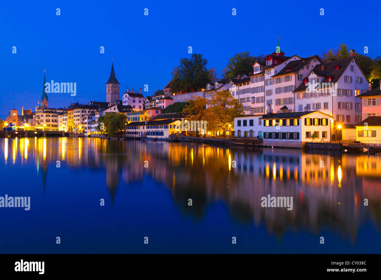 Zurich city skyline view limmat hi-res stock photography and images - Alamy