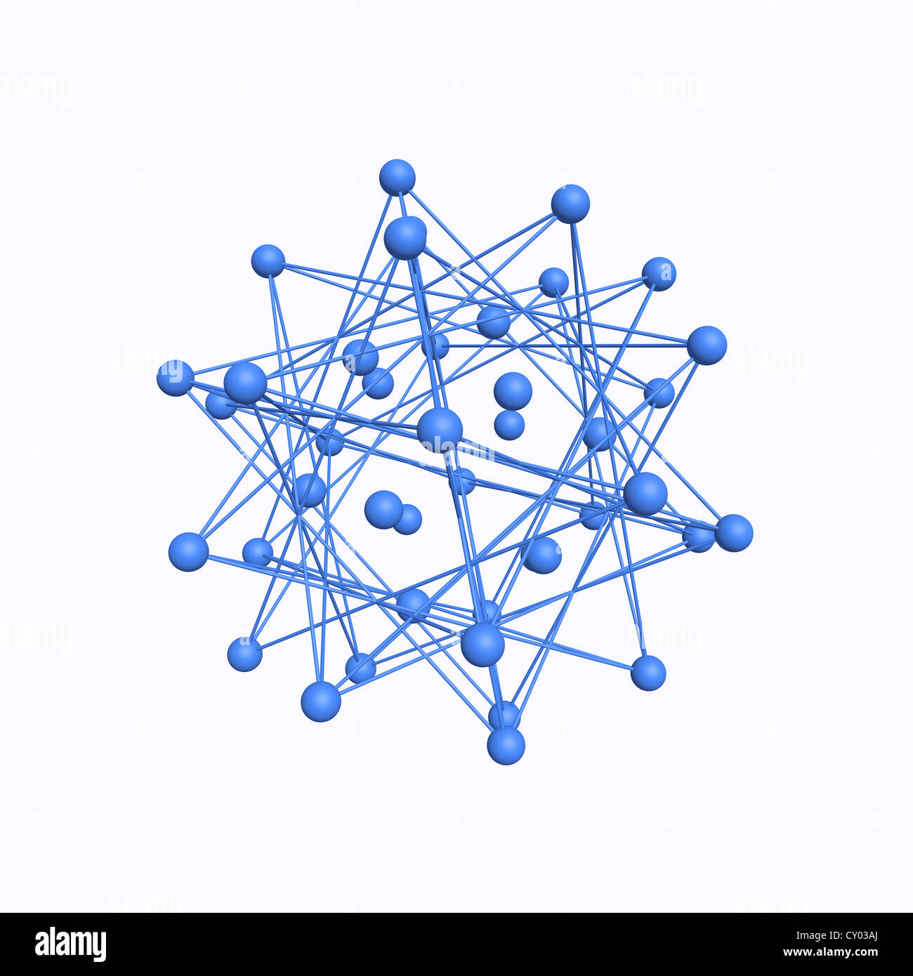 3D rendered high resolution molecular structure Stock Photo - Alamy