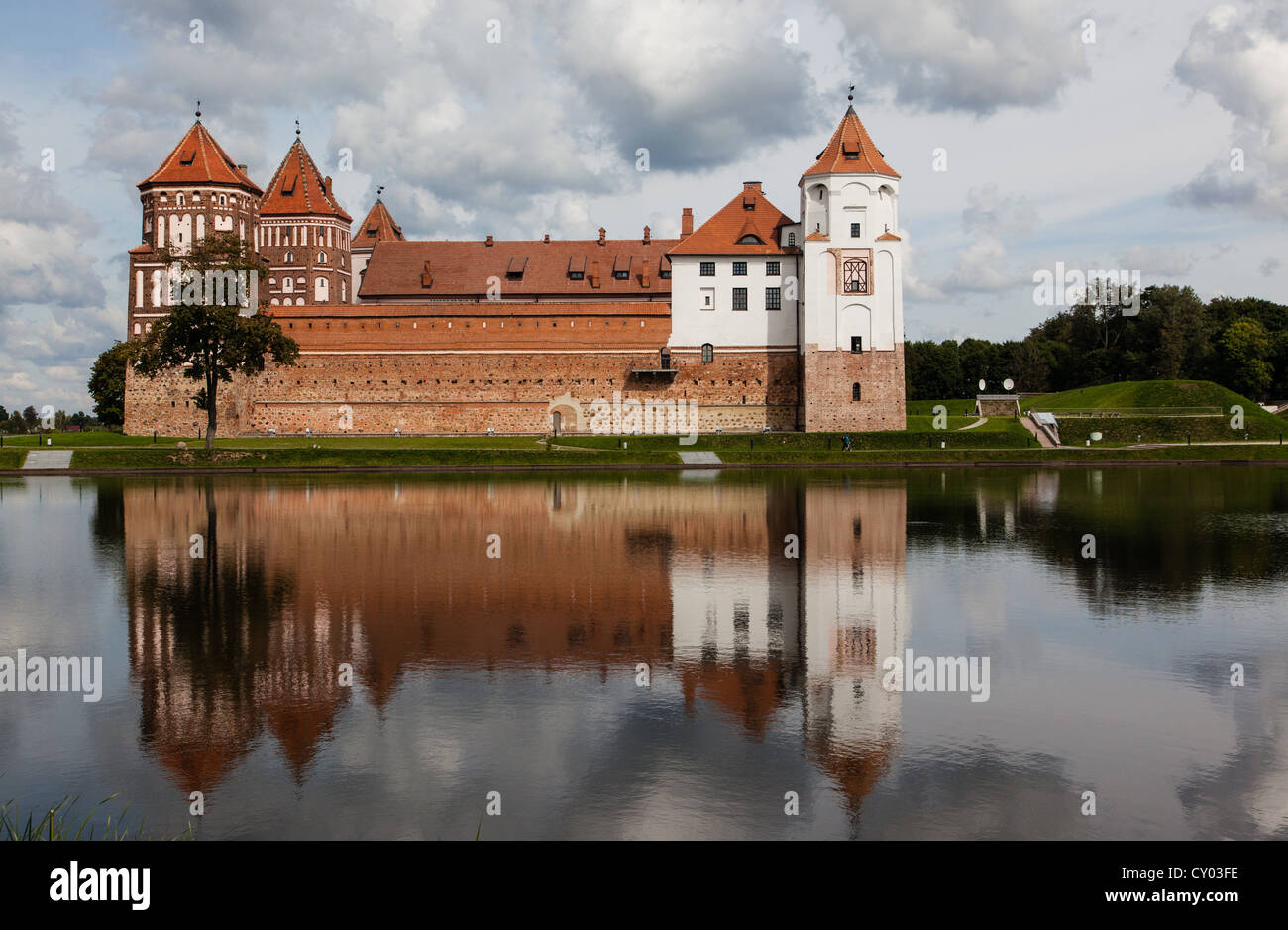 Mirsky Castle Complex (also known as Mir Castle) in Belarus Stock Photo ...
