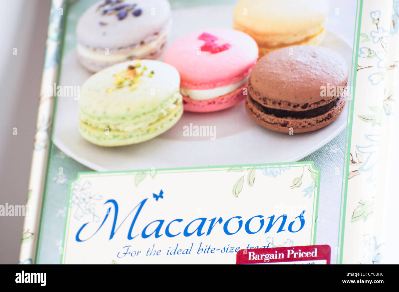 Macaroons recipe book Stock Photo - Alamy