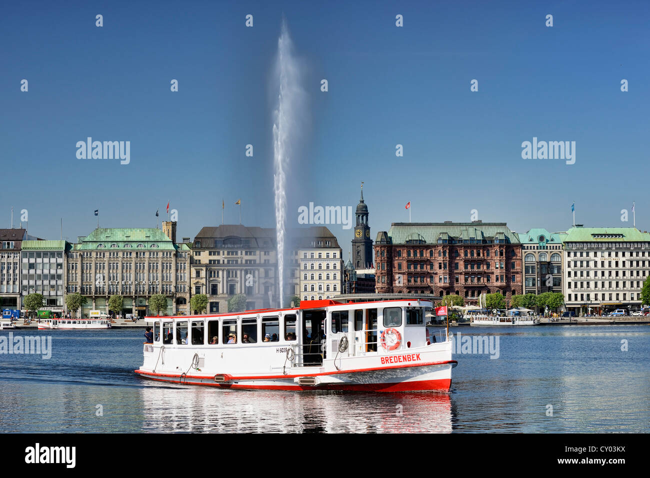 Alster excursion boat hi-res stock photography and images - Alamy