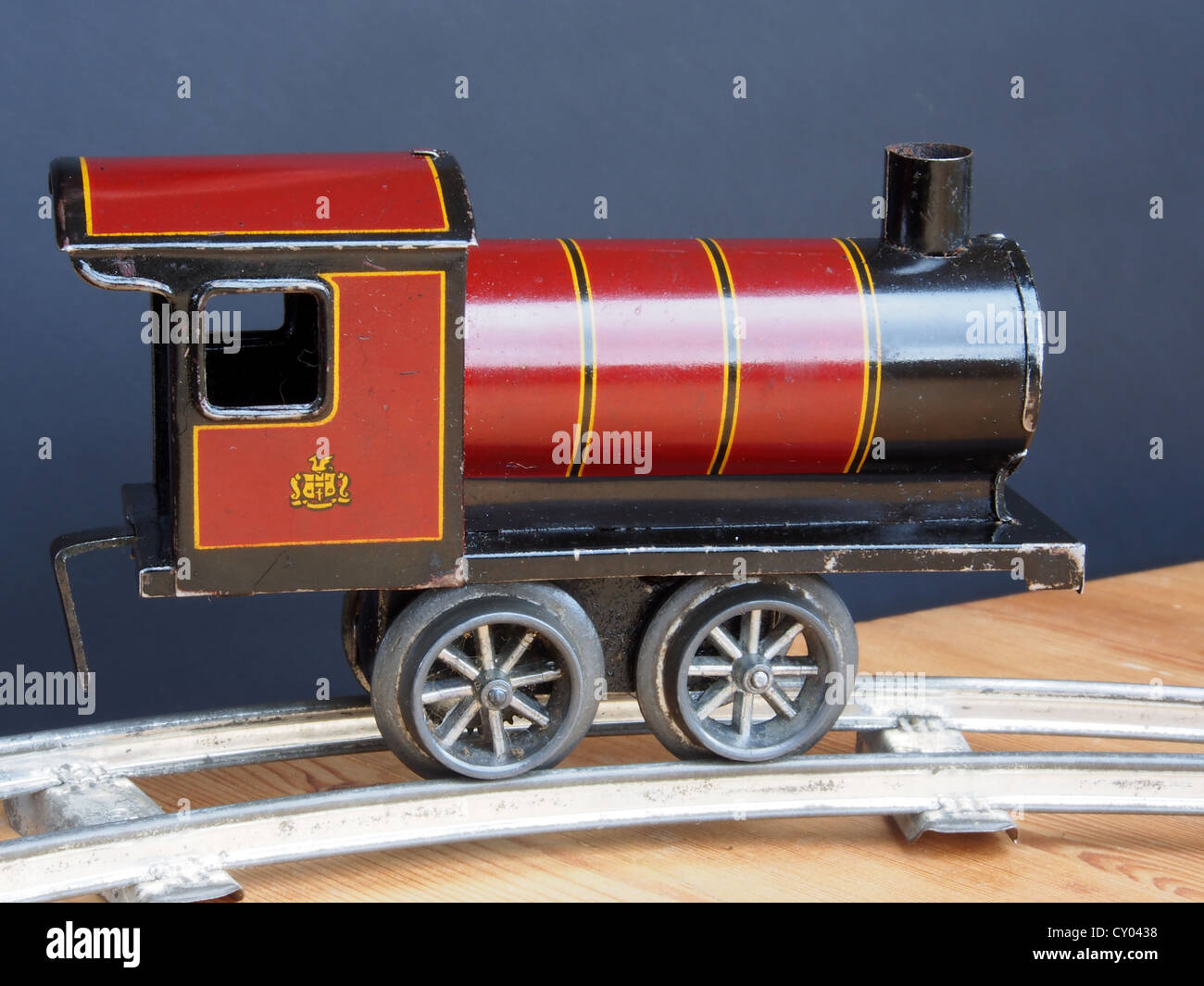 Made in germany tin clockwork toy train hi-res stock photography and ...