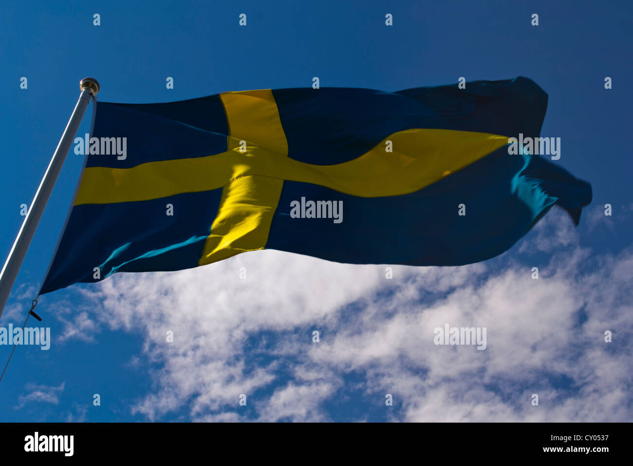 Flag of the kingdom of sweden hi-res stock photography and images - Alamy