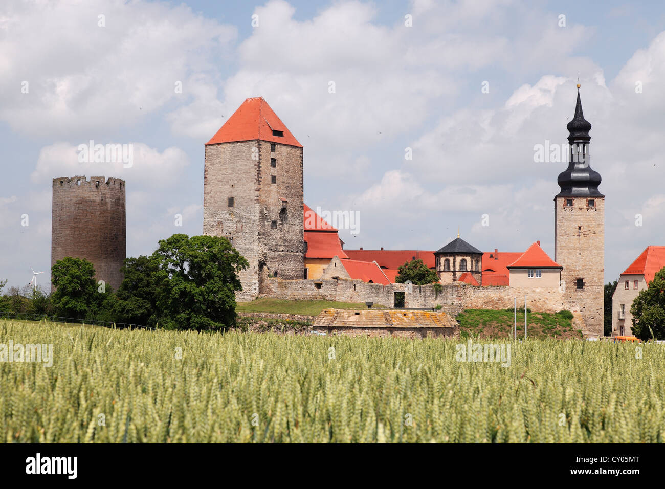 medieval castle in Querfurt Stock Photo - Alamy