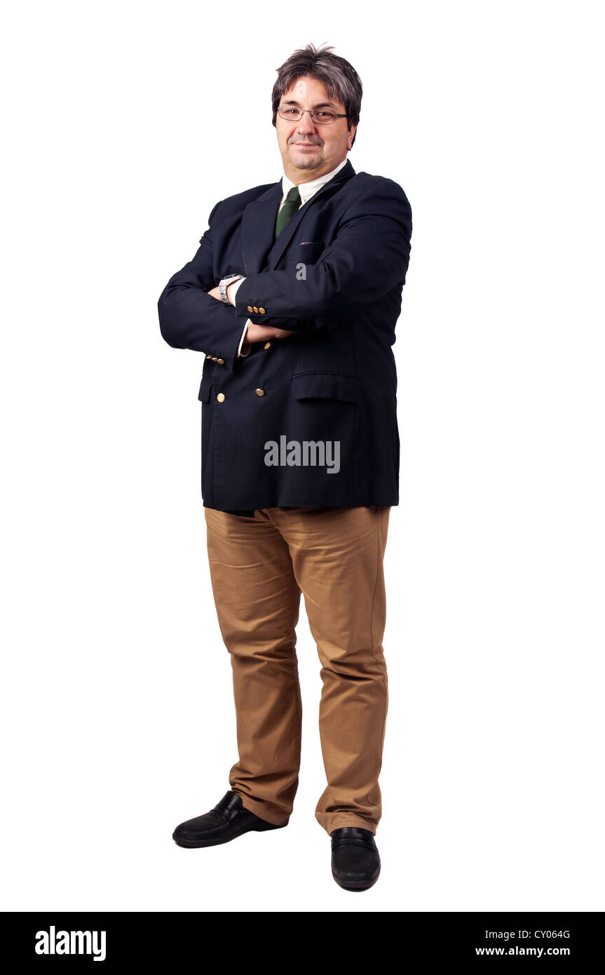 Fat businessman hi-res stock photography and images - Alamy