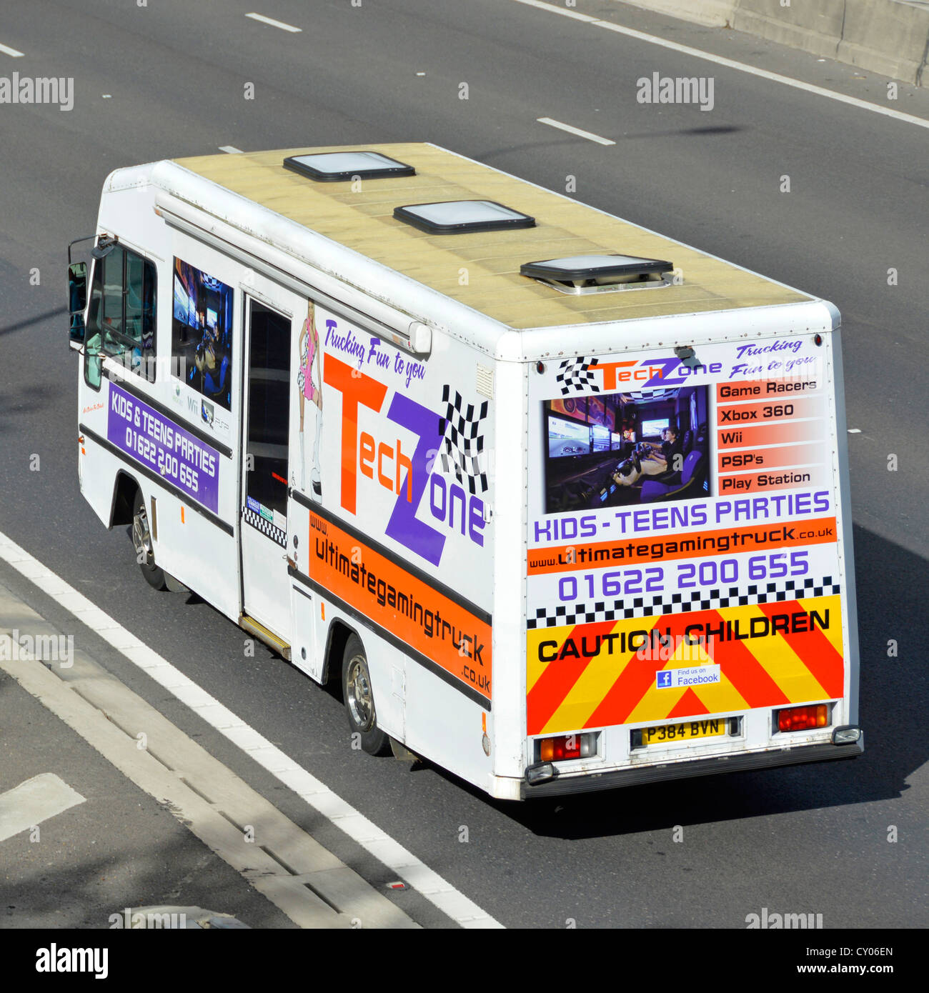 TechZone Gaming Truck for hire with night club style interior for kids ...