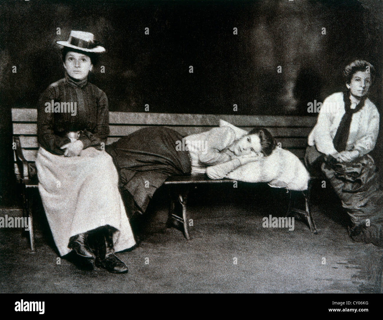 Three Women Immigrants who Failed their Entrance Exam and Waiting to be ...