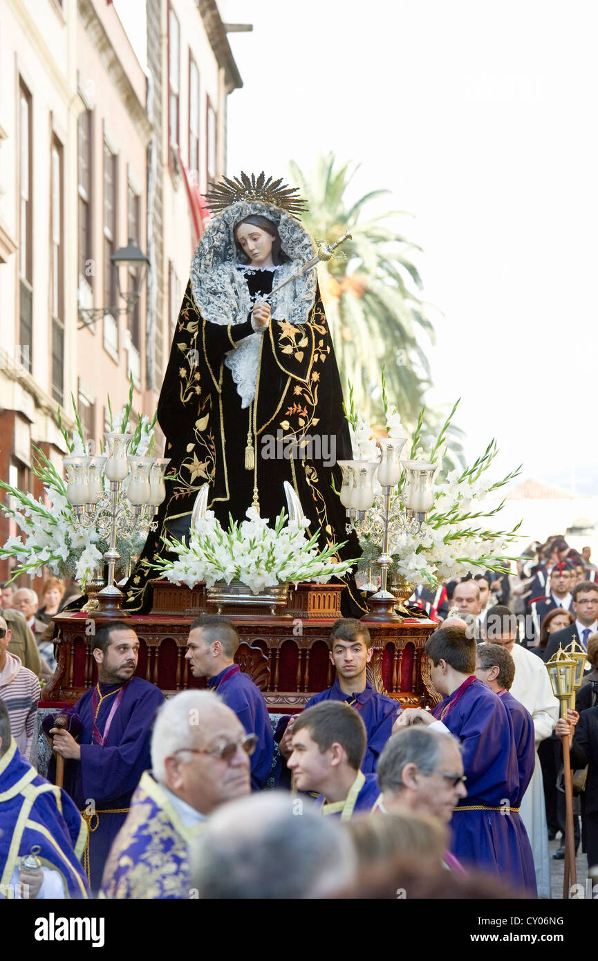 Semana santa mother mary statue hi-res stock photography and images - Alamy
