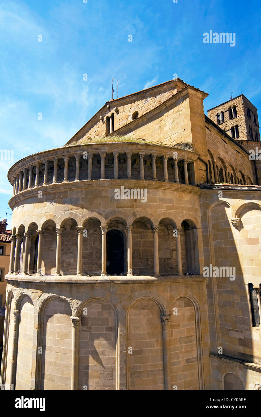 Arezzo romanesque apse hi-res stock photography and images - Alamy