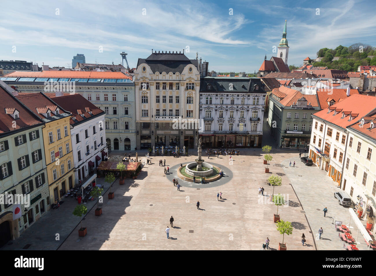 Bratislava old town market square hi-res stock photography and images ...