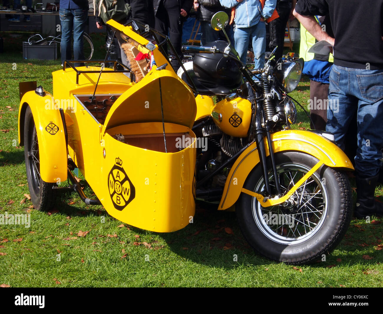 Hollandia's ANWB zijspan with Harley Davidson Liberator 750 CC Stock ...