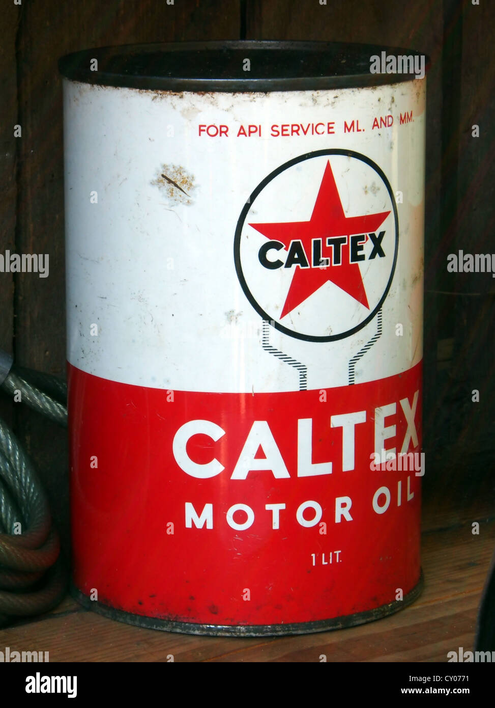 Caltex Motor Oil Stock Photo - Alamy