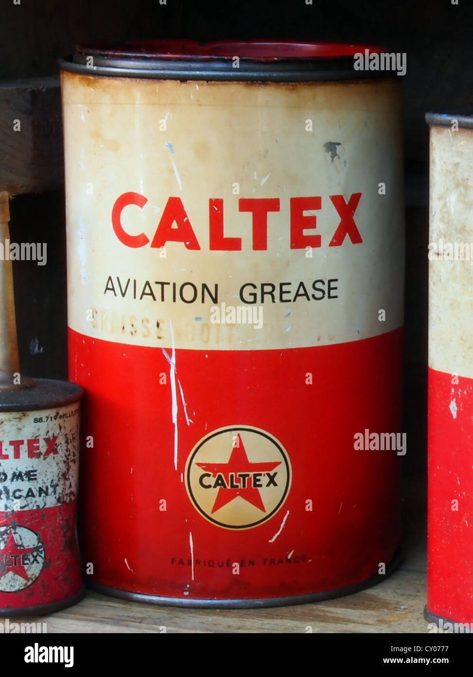 Caltex Aviation Grease Stock Photo - Alamy