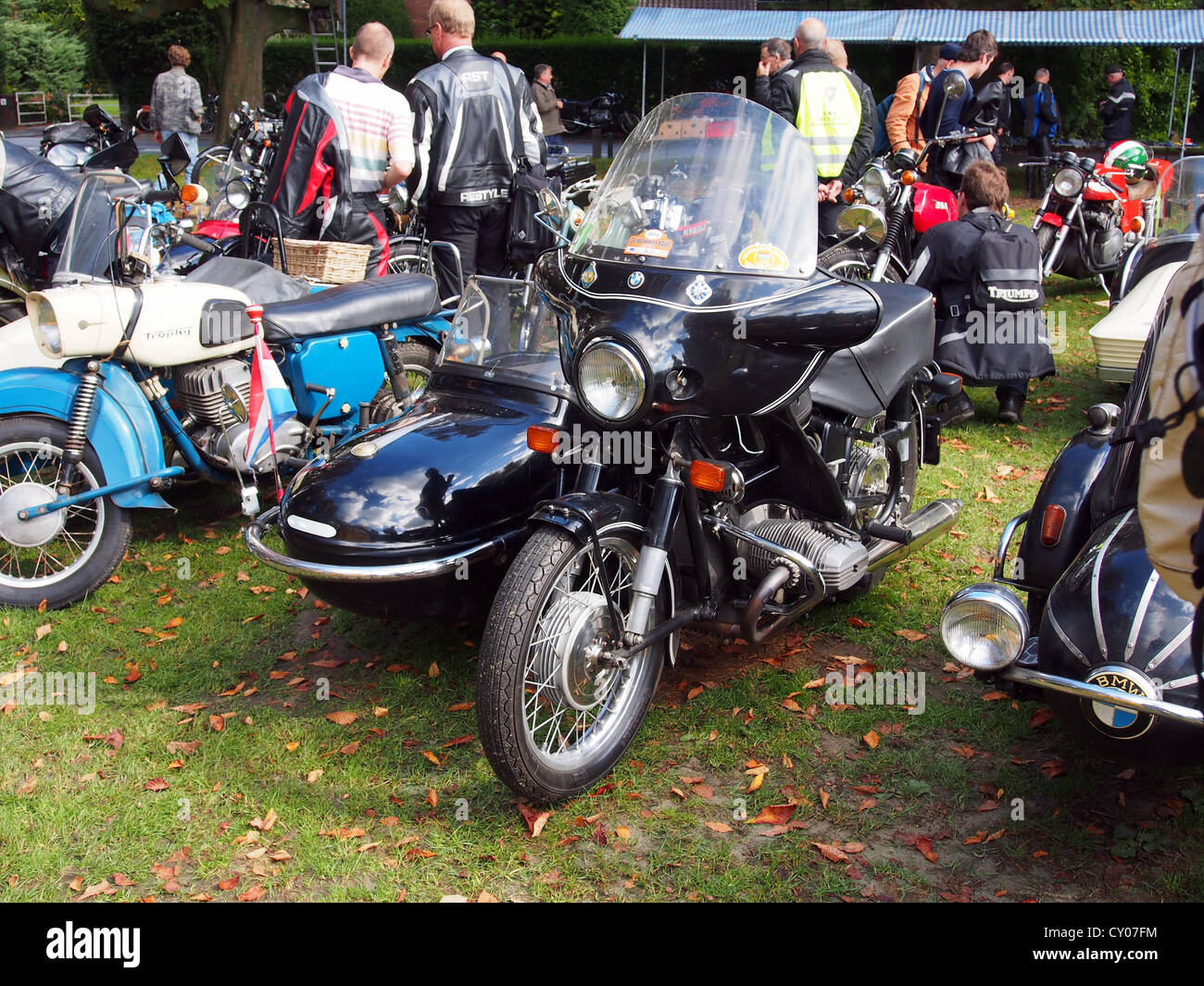 Black BMW with sidecar Stock Photo - Alamy