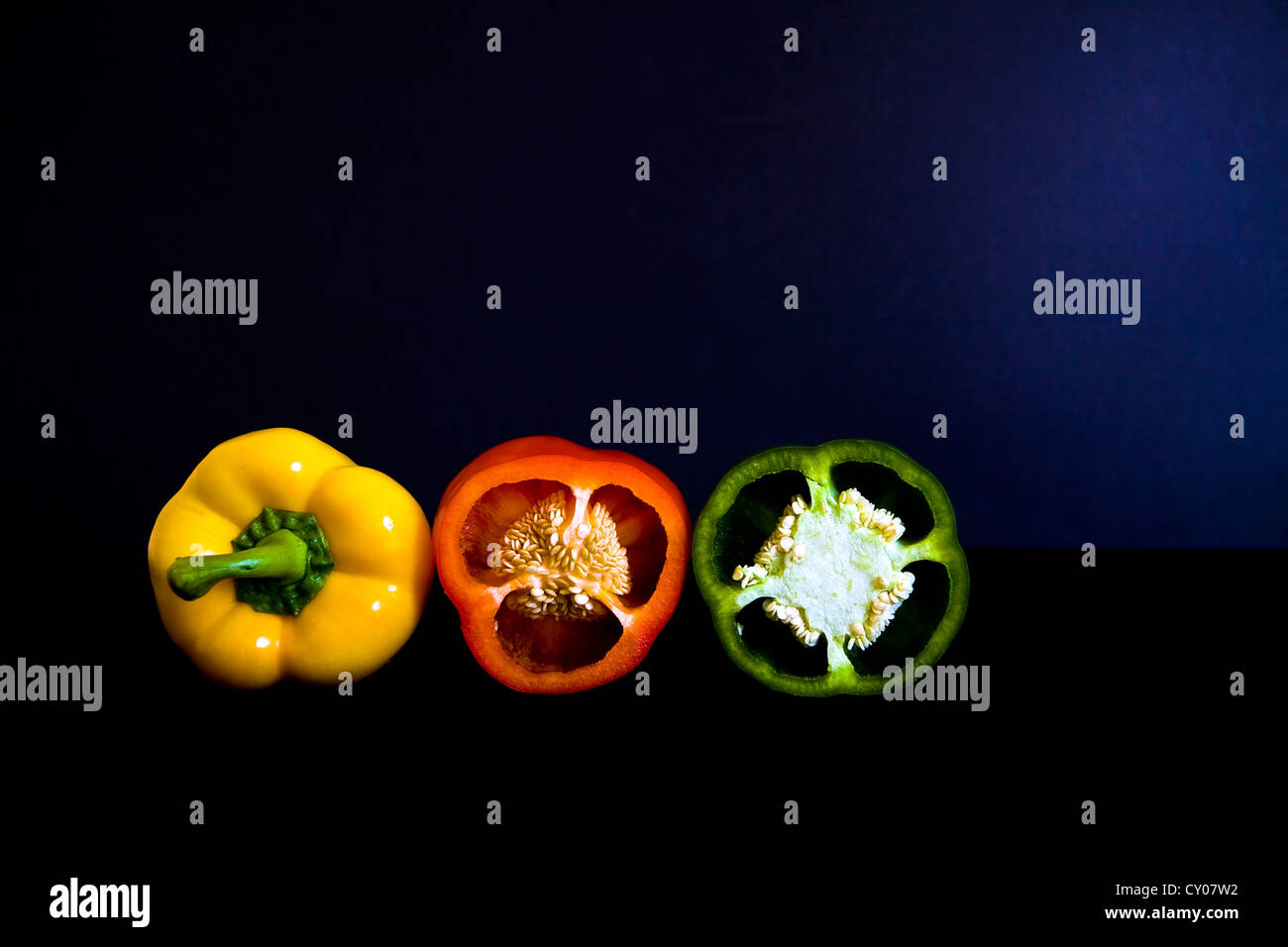 bell pepper art Stock Photo - Alamy