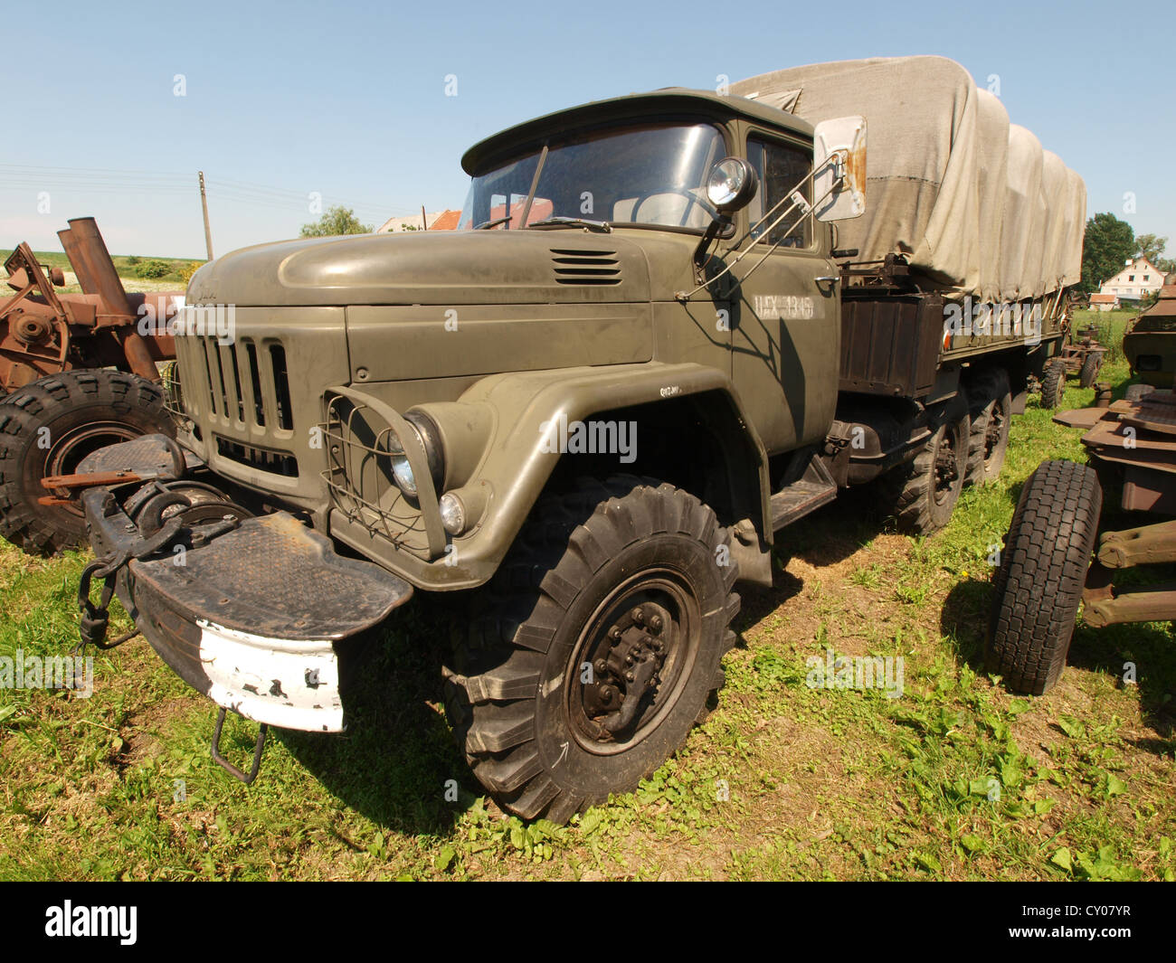 ZiL military truck at Swidnica Stock Photo - Alamy