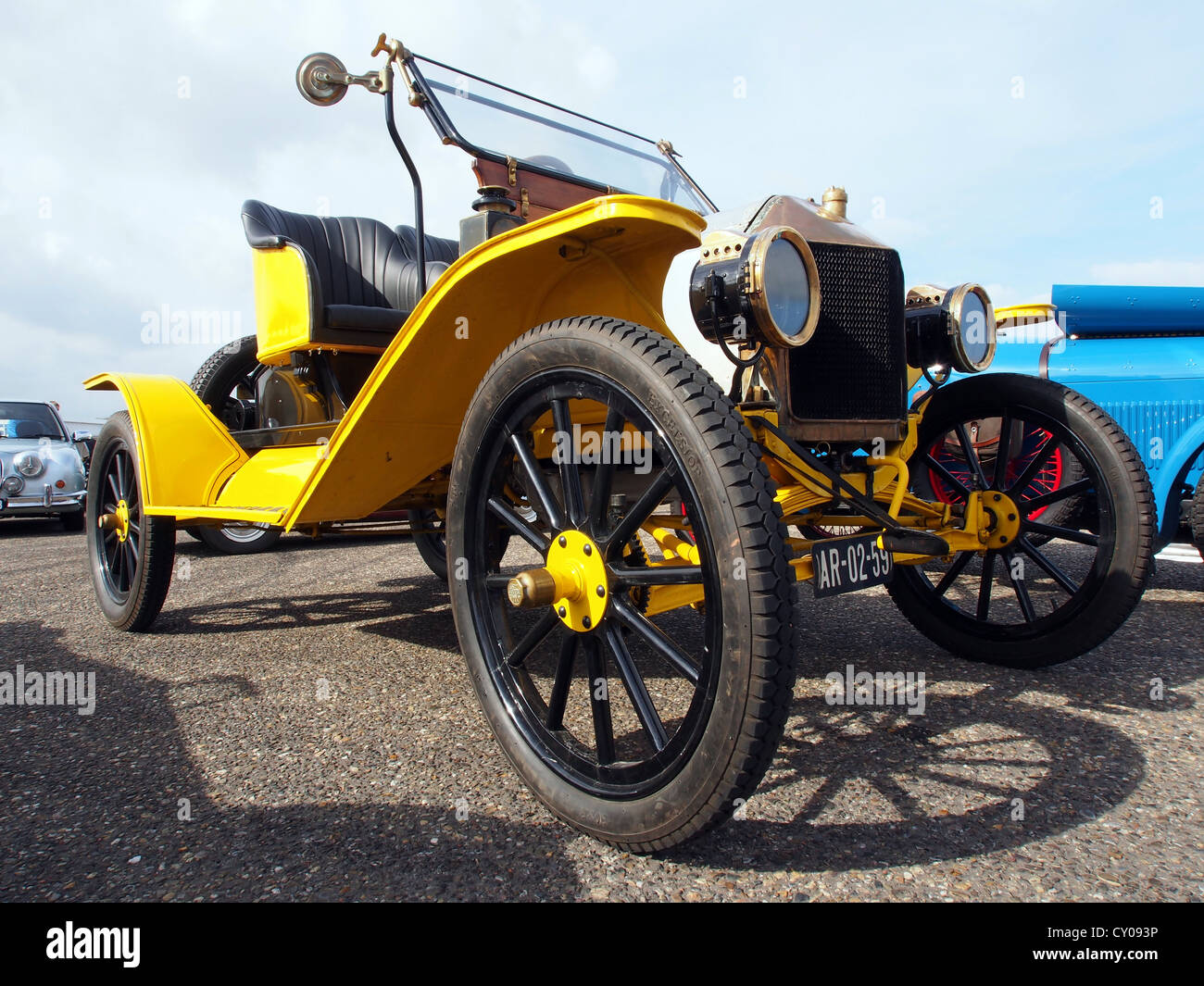 The Yellow 1914 Ford T Runabout, showcased at the National Oldtimer ...