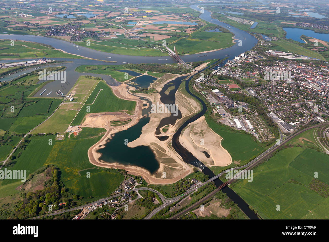 Mouth of river lippe into river rhine hi-res stock photography and images - Alamy