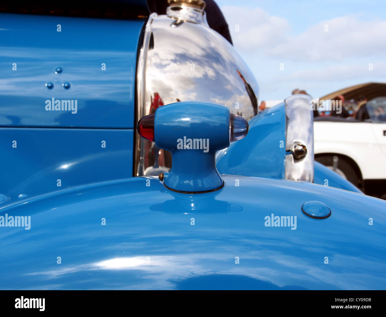 The 1927 Amilcar CGSS, showcased in blue at the Oldtimer Festival ...