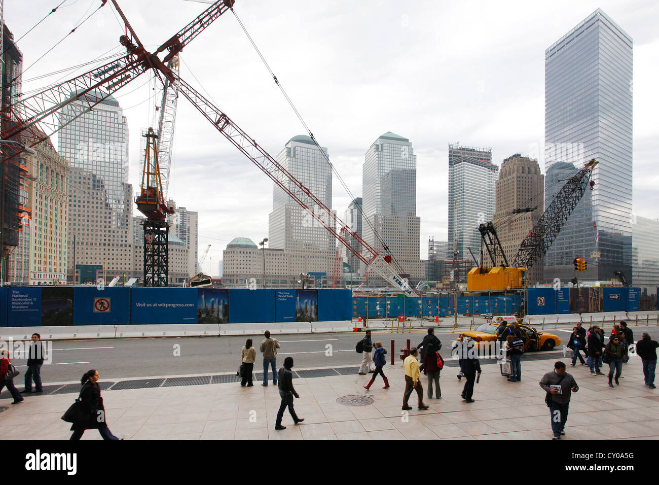 Ground Zero construction site, New York City, New York, United States ...