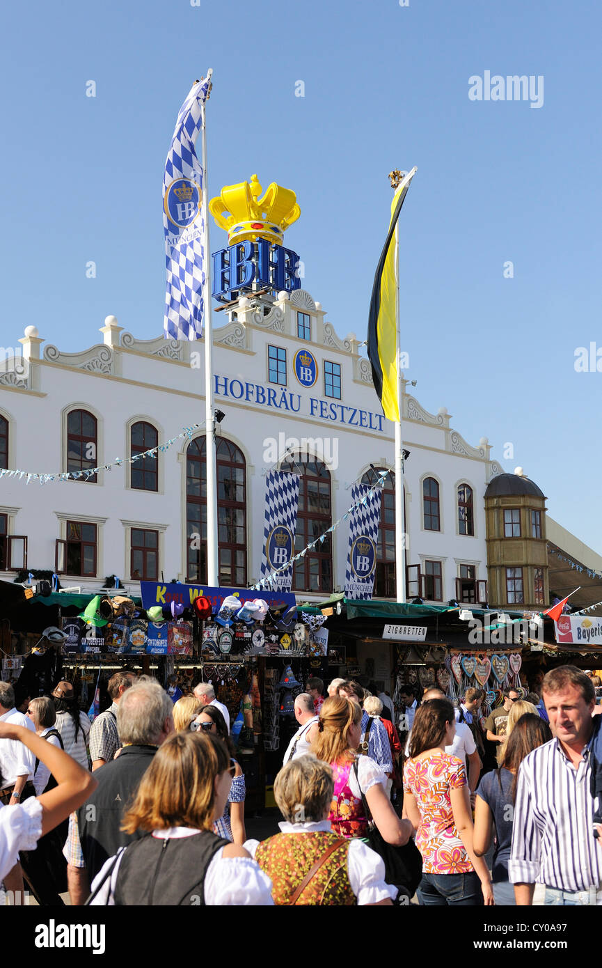 Hofbraeu beer hall, Hofbraeuhaus, Oktoberfest, Munich, Bavaria Stock ...