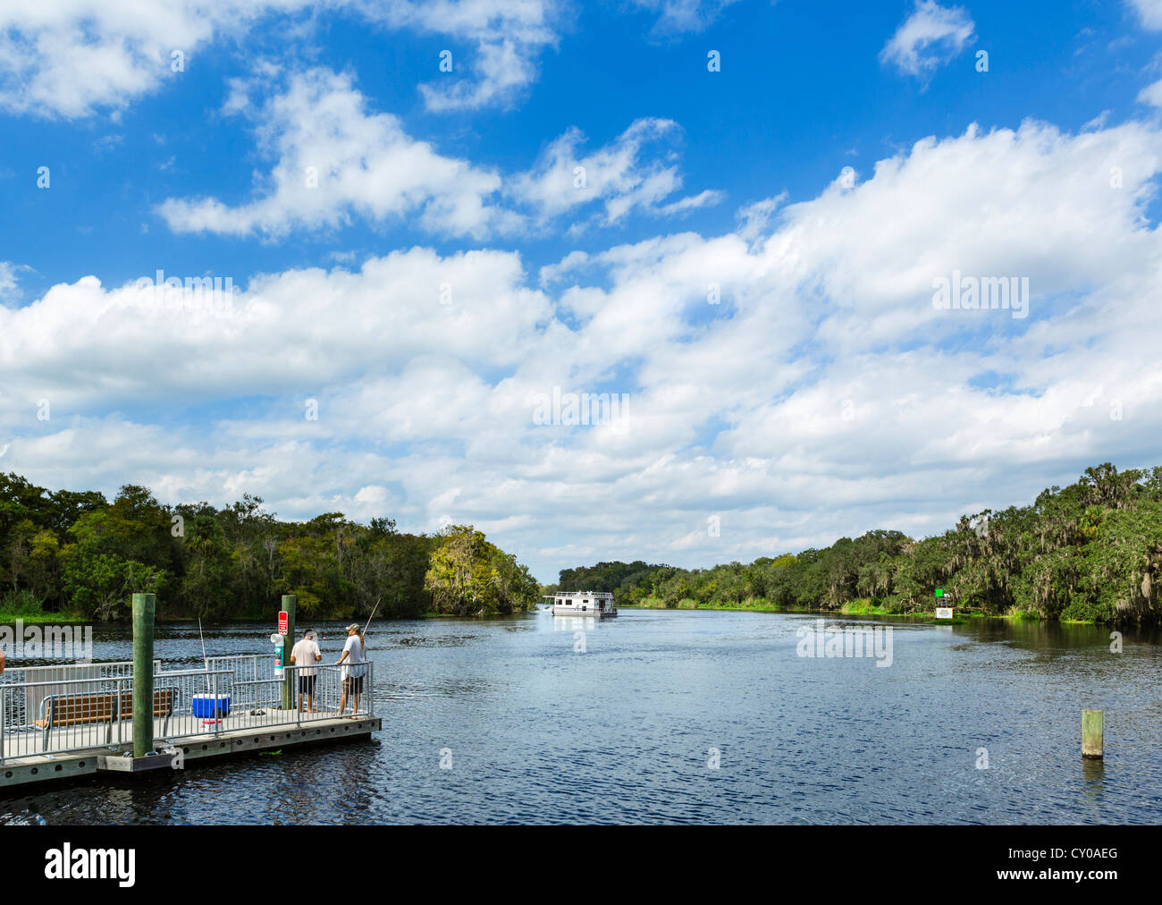 The St Johns River in Blue Spring State Park, near Orange City, Central ...