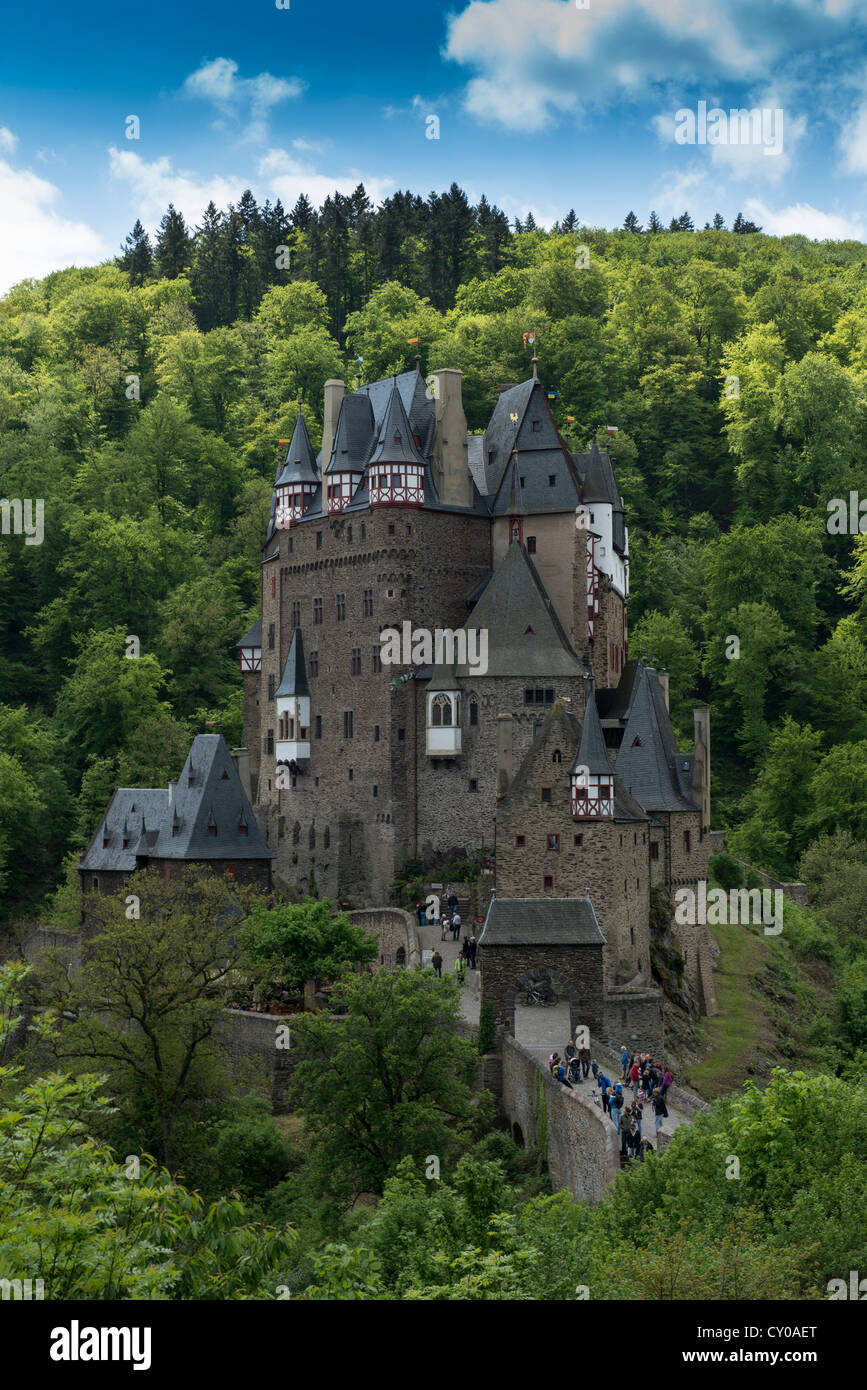 Burg Eltz Castle, hilltop castle, 12th Century, Wierschem, Eifel ...