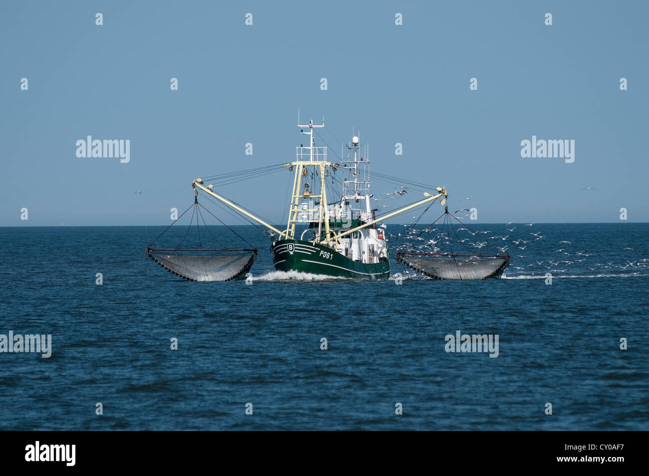 Fishing vessel hauling in nets hi-res stock photography and images - Alamy