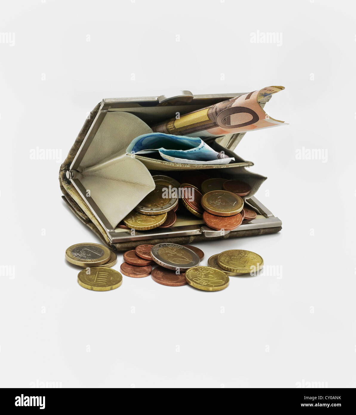 Old money notes and coins hi-res stock photography and images - Alamy