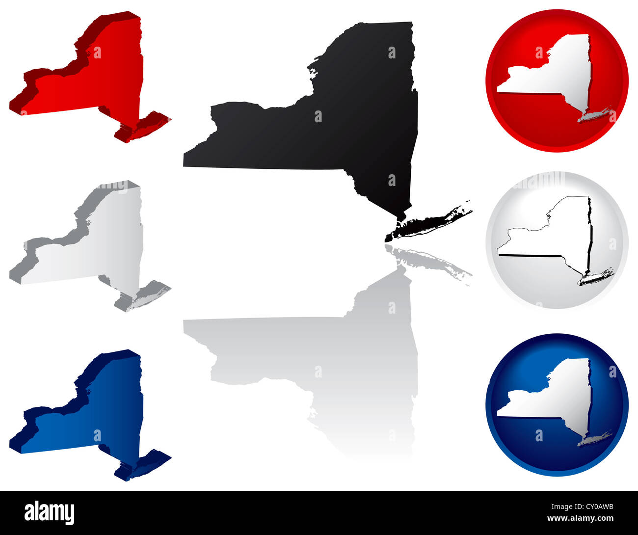 New York Icons Stock Photo - Alamy